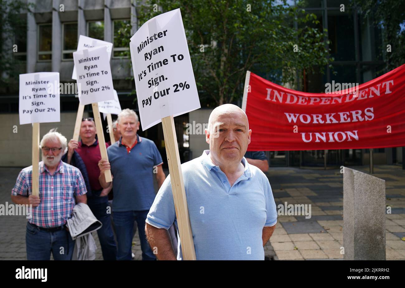 Independent Workers Union representative and An Post worker Bernard ...