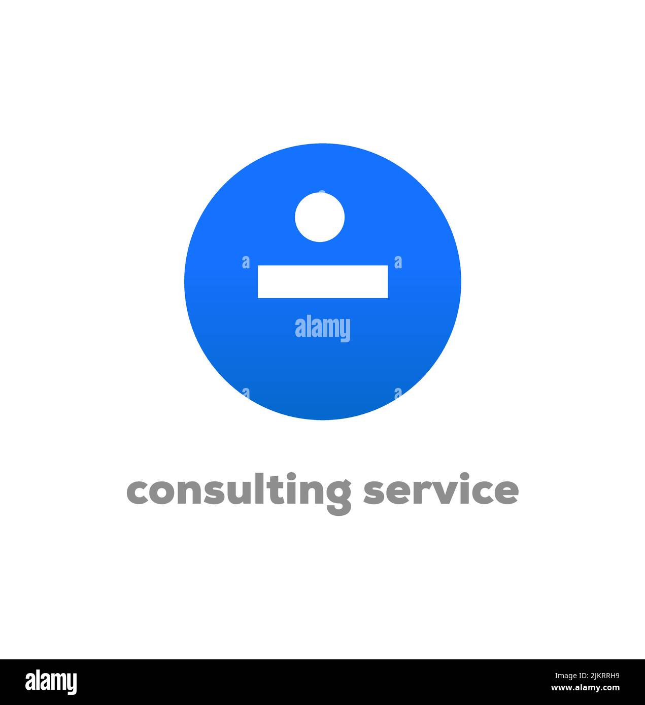 A consulting service logo design on a white background Stock Vector ...