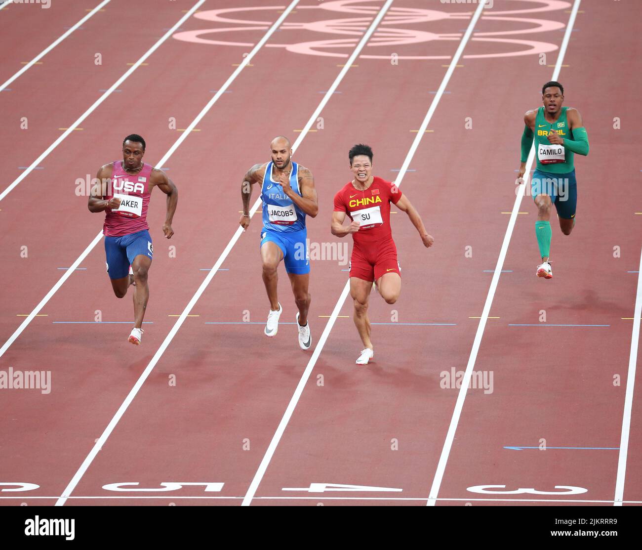 August 01st, 2021 - Tokyo, Japan: Ronnie Baker of United States, Lamont ...