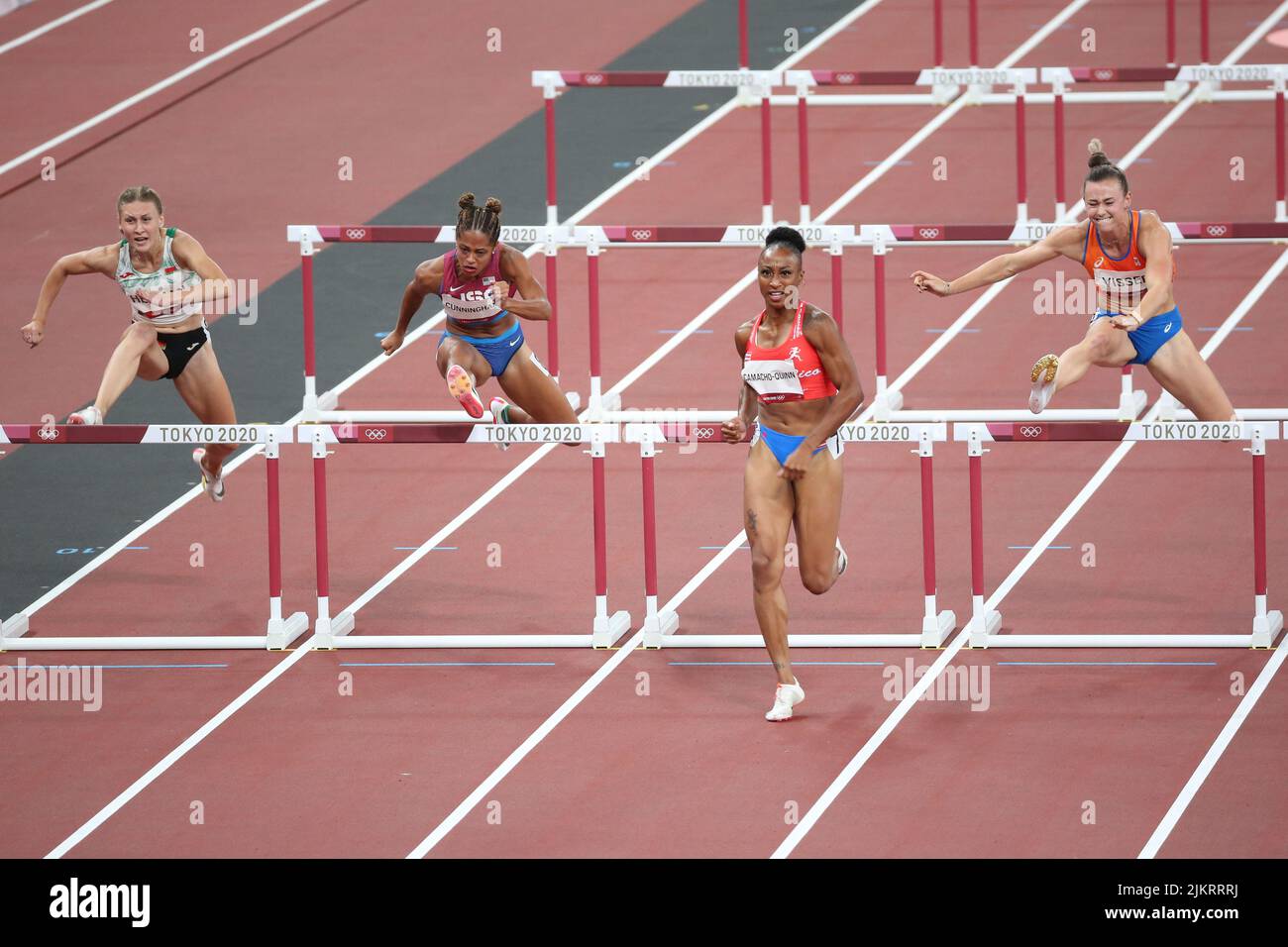 August 01st, 2021 - Tokyo, Japan: Elvira Herman of Bulgaria, Gabriele ...
