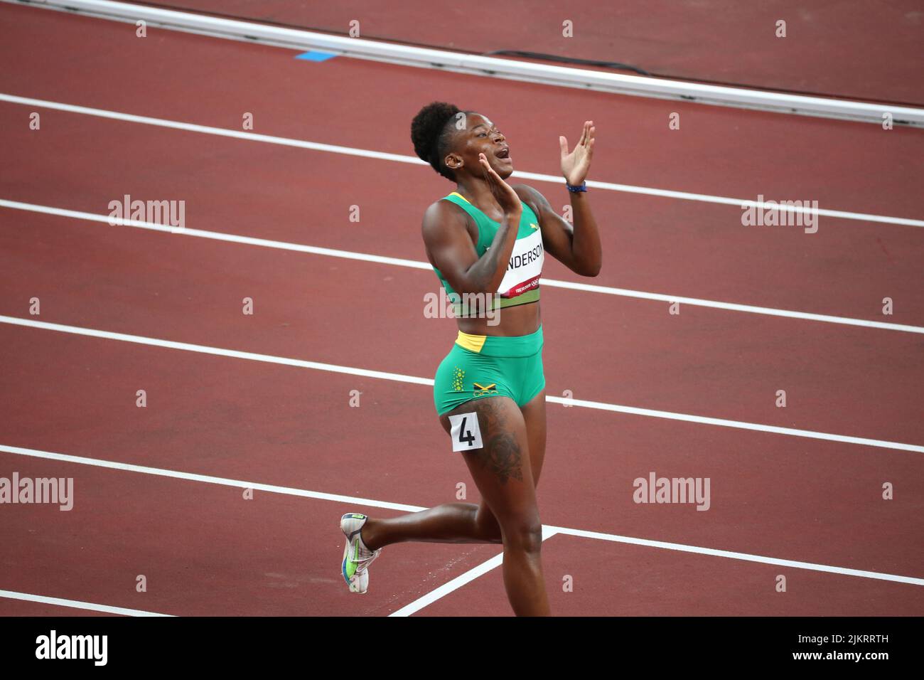 August 01st, 2021 - Tokyo, Japan: Britany Anderson of Jamaica wins the ... August 01st, 2021 - Tokyo, Japan: Britany Anderson of Jamaica wins the ...