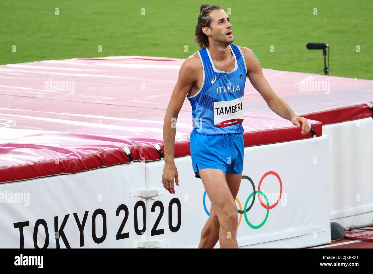 August 01st, 2021 - Tokyo, Japan: Gianmarco Tamberi of Italy in action ...