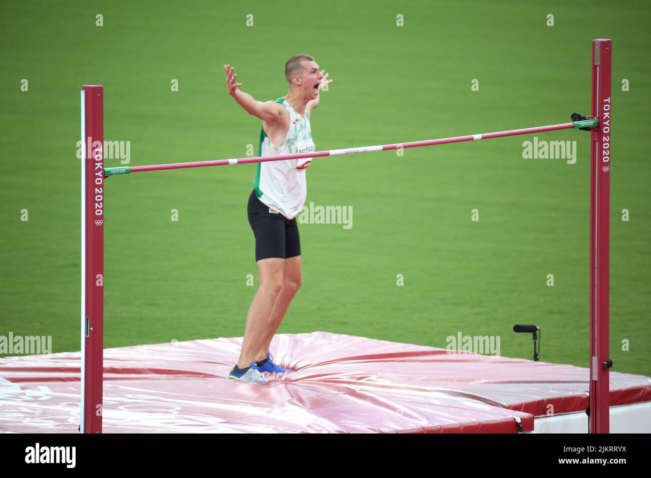 August 01st, 2021 - Tokyo, Japan: Maksim Nedasekau of Belarus reacts ...