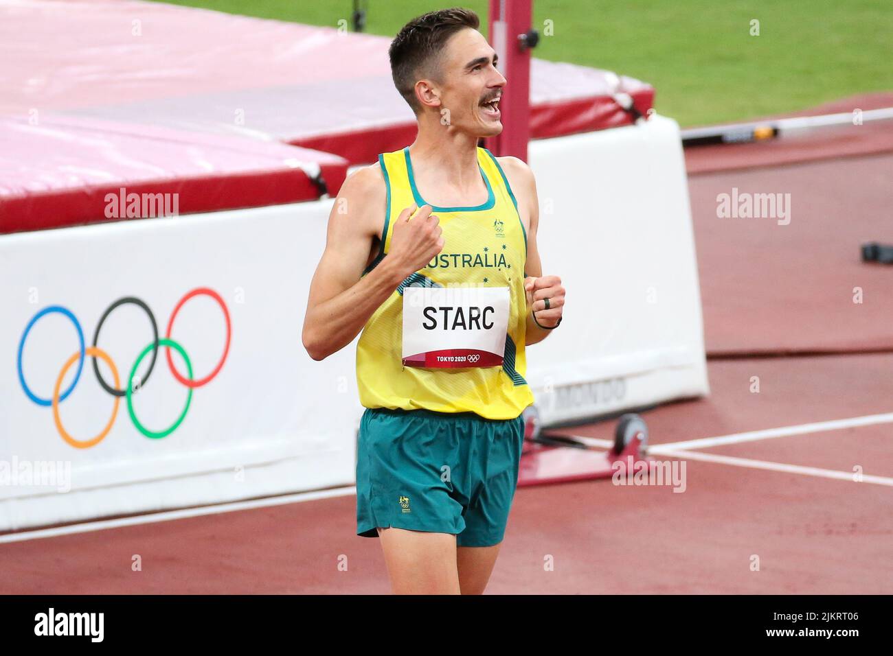 August 01st, 2021 - Tokyo, Japan: Brandon Starc of Australia in action ...