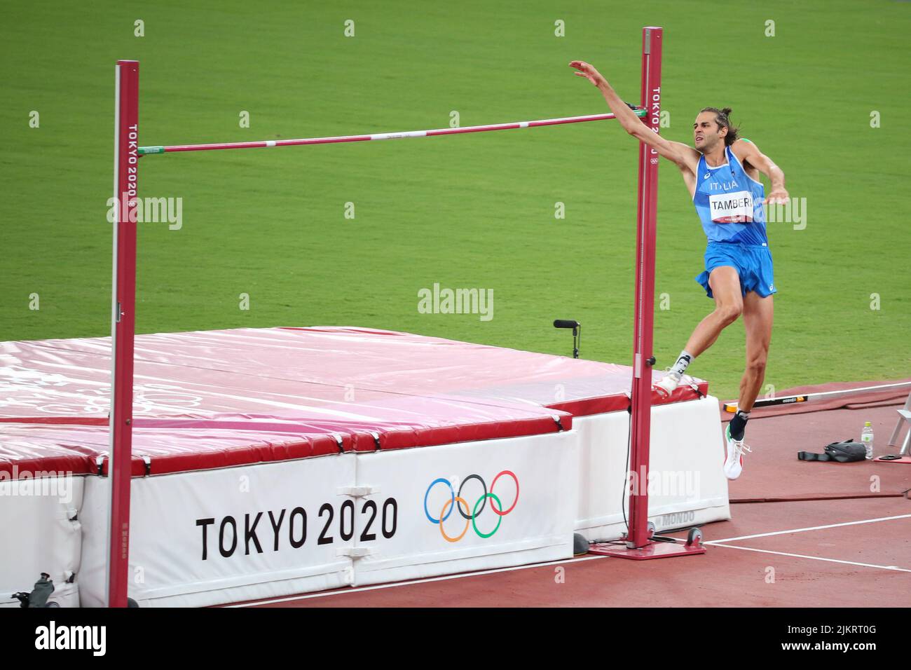 August 01st, 2021 - Tokyo, Japan: Gianmarco Tamberi of Italy in action ...