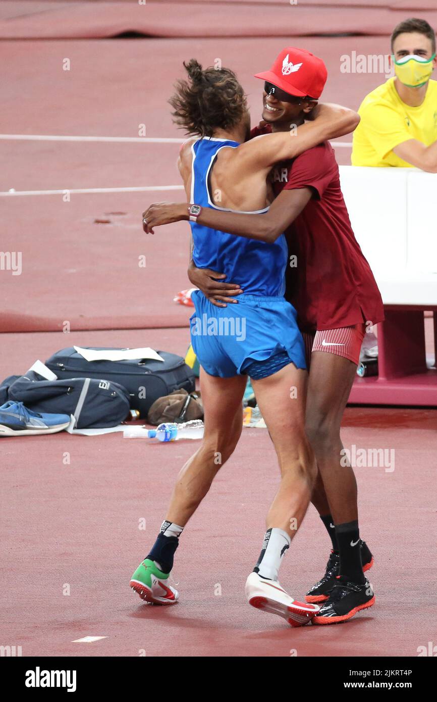August 01st, 2021 - Tokyo, Japan: Mutaz Essa Barshim of Qatar and ...