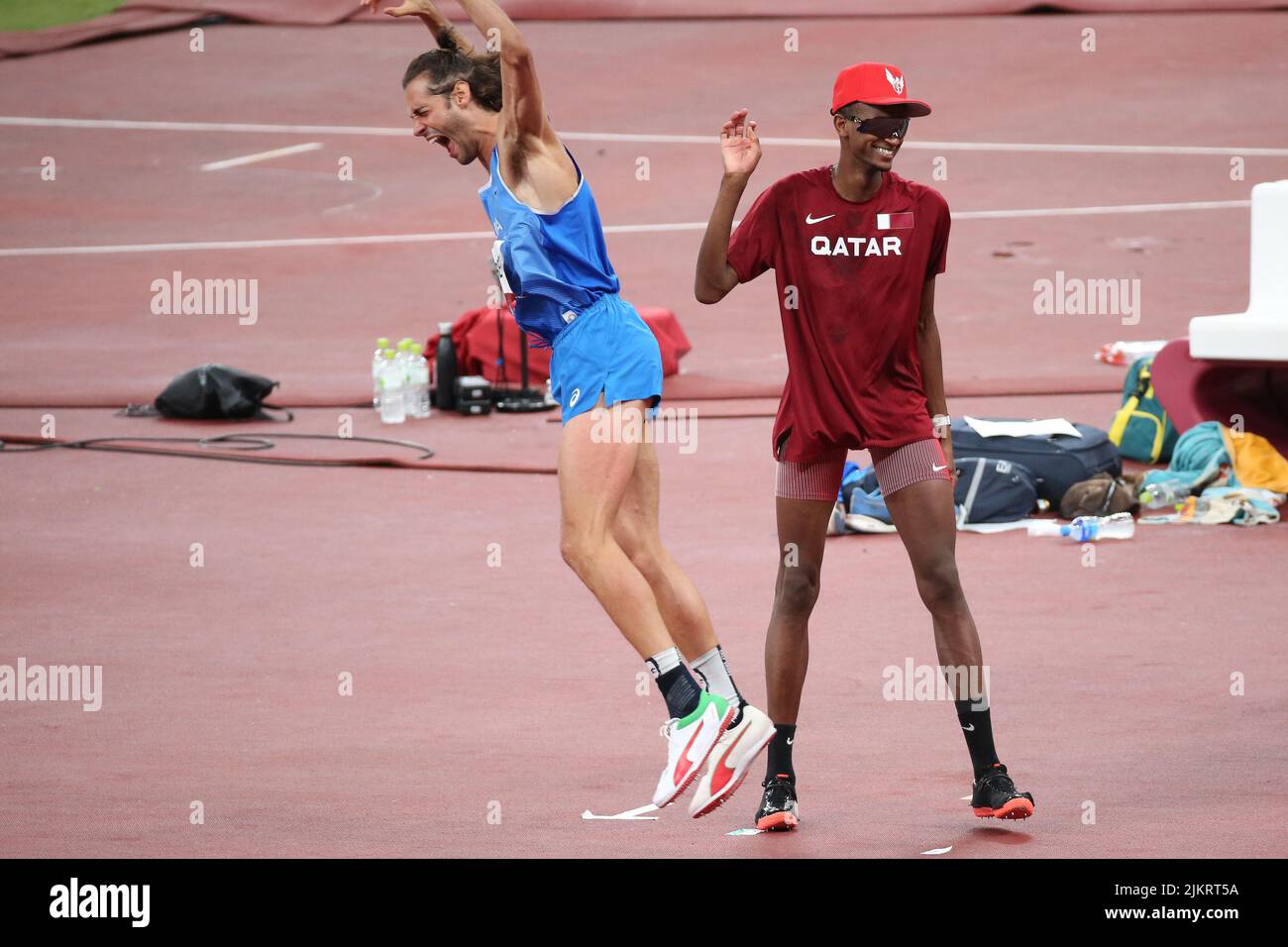 August 01st, 2021 - Tokyo, Japan: Mutaz Essa Barshim of Qatar and ...