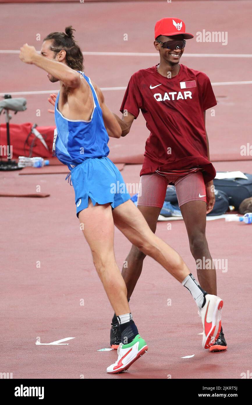 August 01st, 2021 - Tokyo, Japan: Mutaz Essa Barshim of Qatar and ...