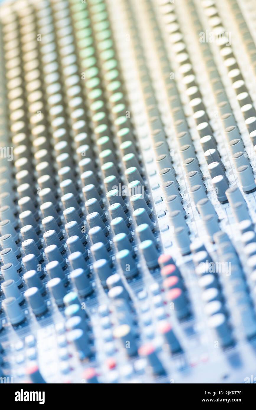Audio Mixing Console, Sound Mixer Stock Photo - Alamy