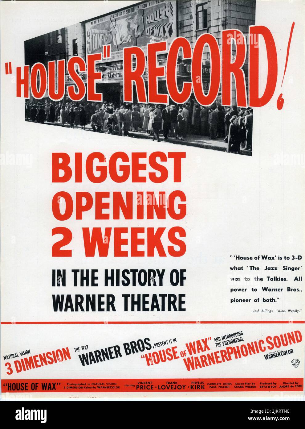 British Trade Ad for record breaking run at Warner Theatre Leicester ...