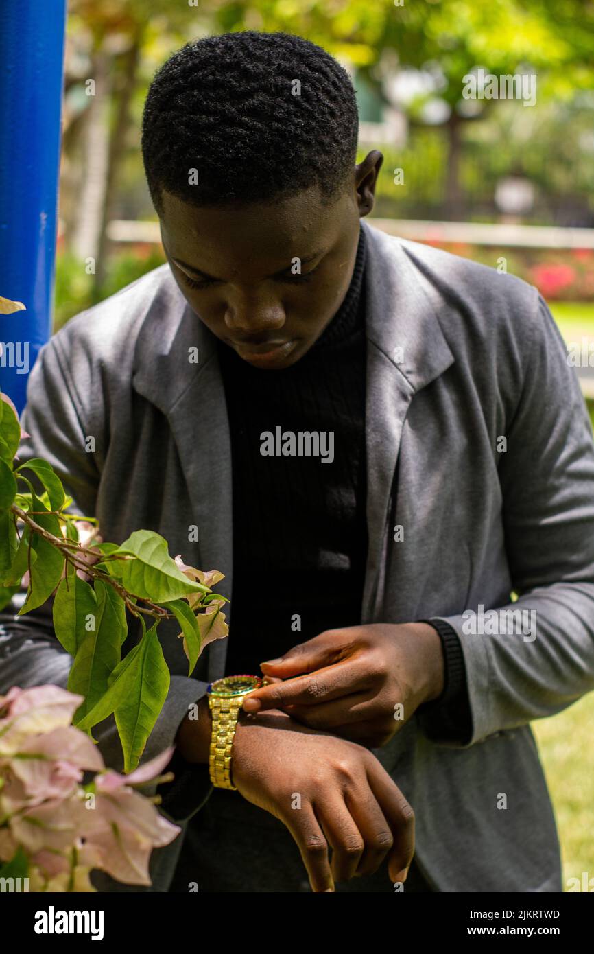 Model admiring landscape hi-res stock photography and images - Alamy