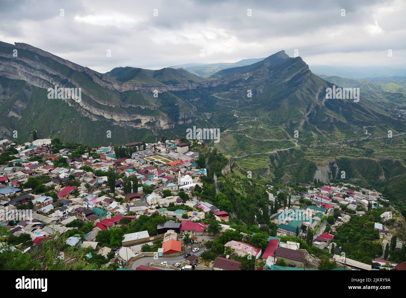 Gunib village, rural locality and the administrative center of Ghunib ...