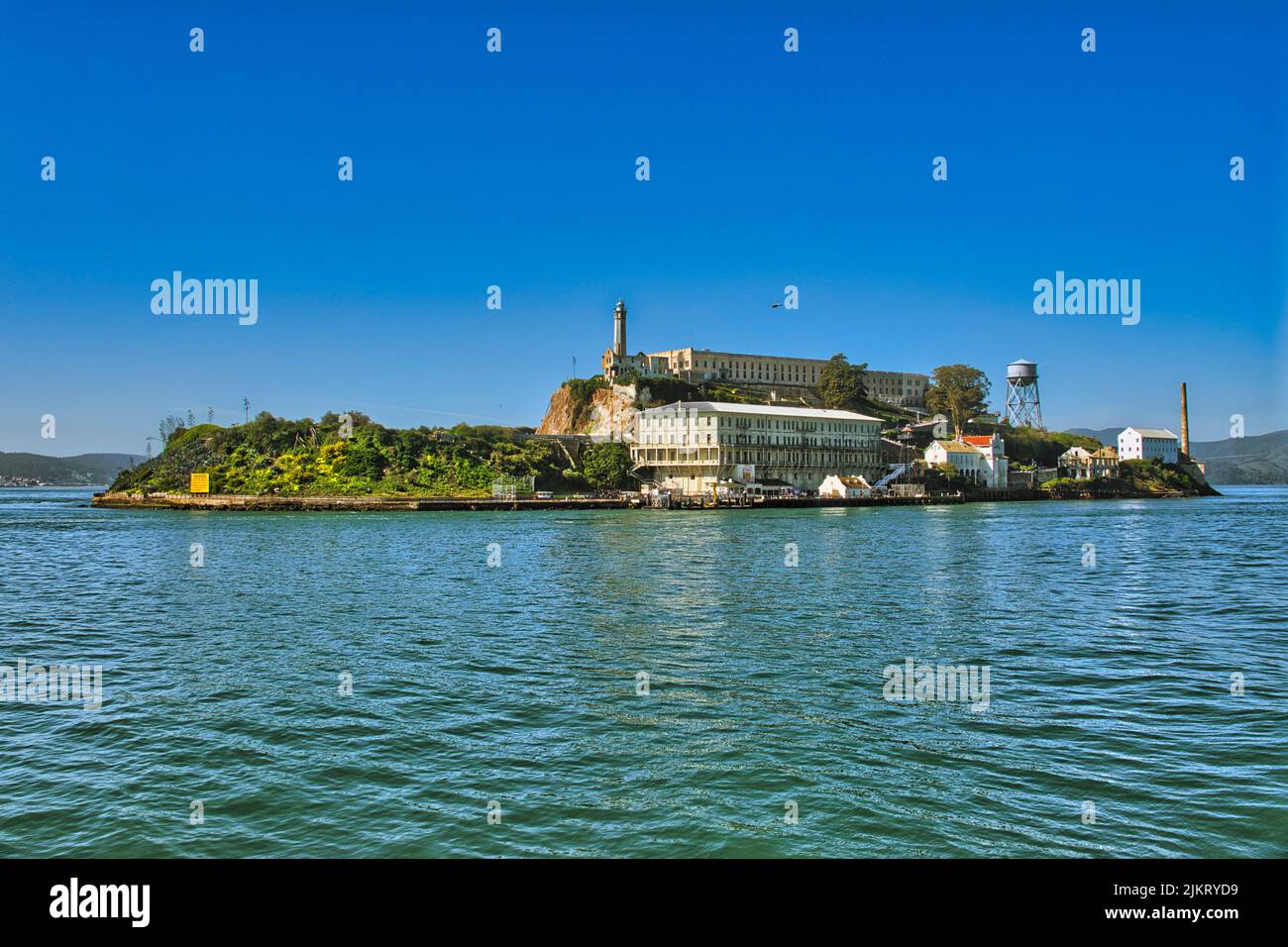 Alcatraz Island, San Francisco, CA., USA - a view of the infamous ...