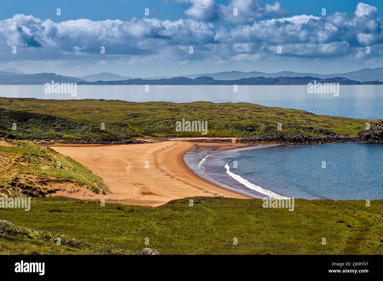 RED POINT BEACH ROSS AND CROMARTY SCOTLAND THE RED SANDS A BLUE SEA ...