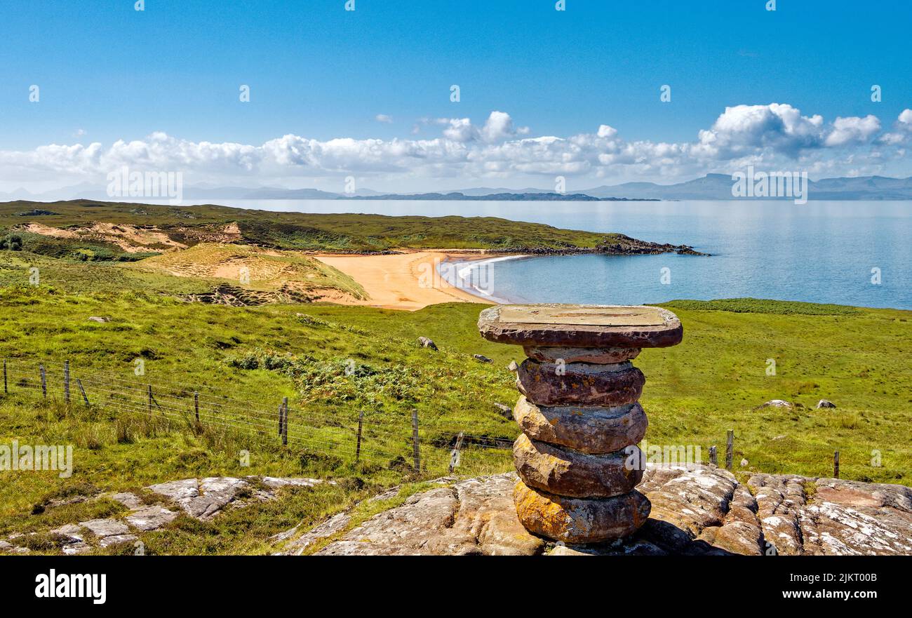 RED POINT BEACH ROSS AND CROMARTY SCOTLAND VIEWPOINT LOOKING TOWARDS ...