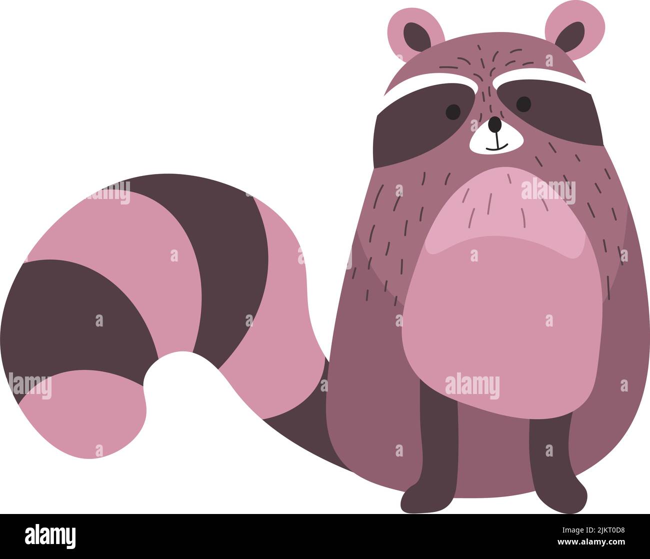 Raccoon animal portrait of cartoon characters Stock Vector Image & Art ...