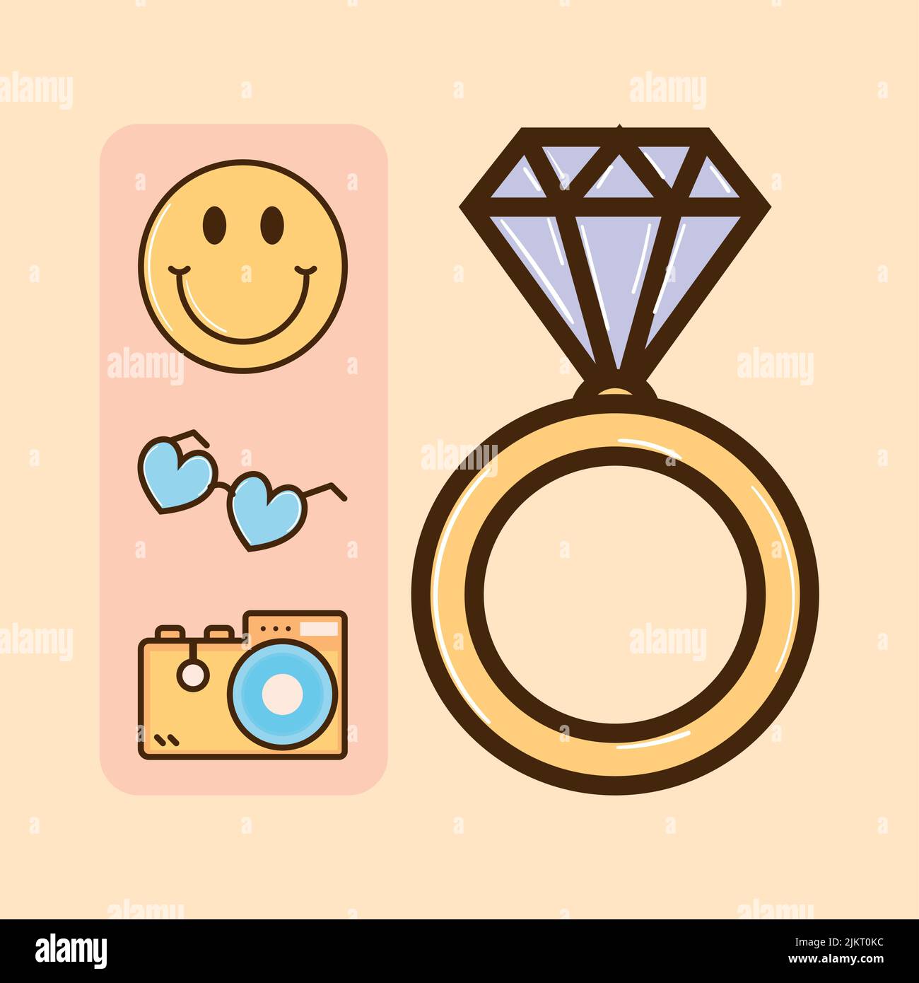 retro 90s icons Stock Vector Image & Art - Alamy