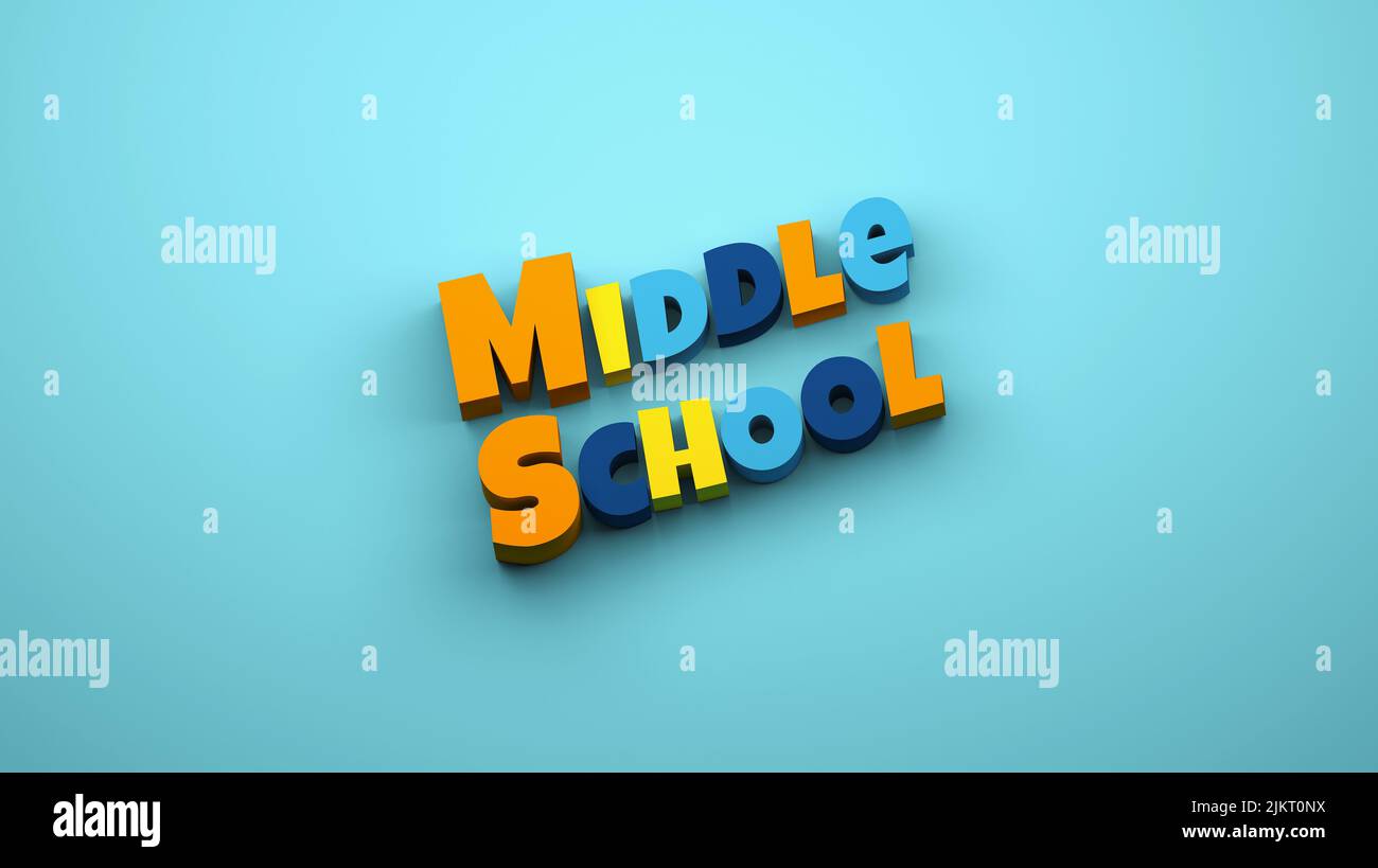 Elementary School Text Presentation Banner color in yellow Background ...
