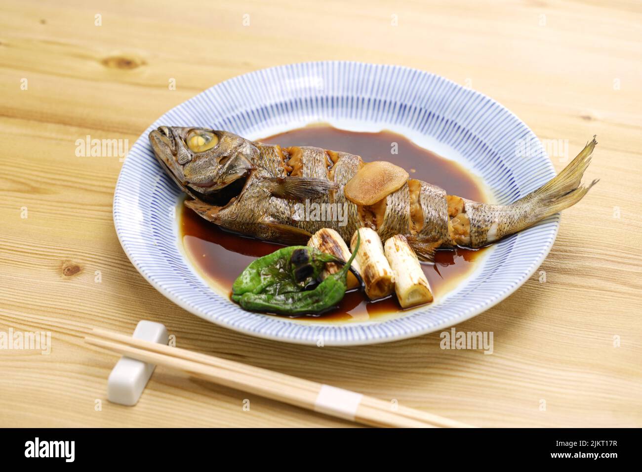 Kuromutsu no Nitsuke ( simmered Japanese bluefish ), Japanese cuisine ...