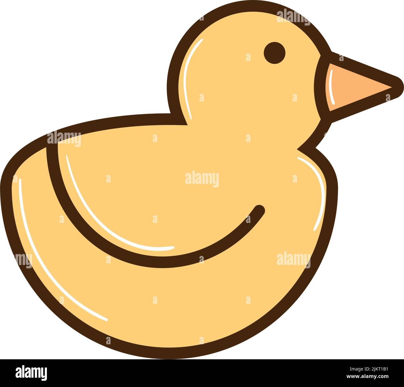 cute duck icon Stock Vector Image & Art - Alamy