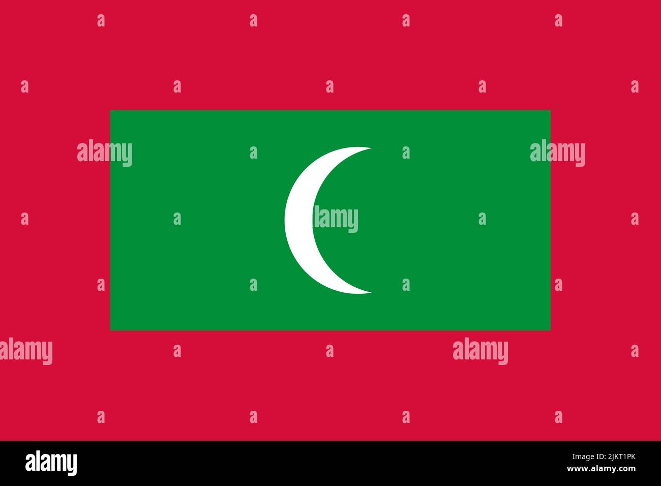 Flag of Maldives. Maldivian national banner and patriotic symbol ...