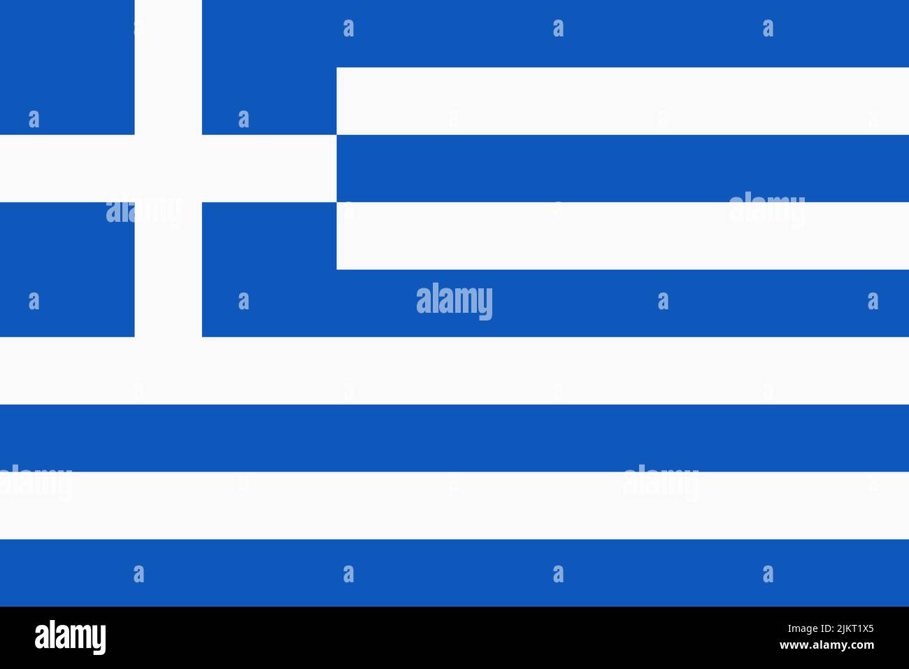 Flag of Greece. Greek national banner and patriotic symbol. Official ...
