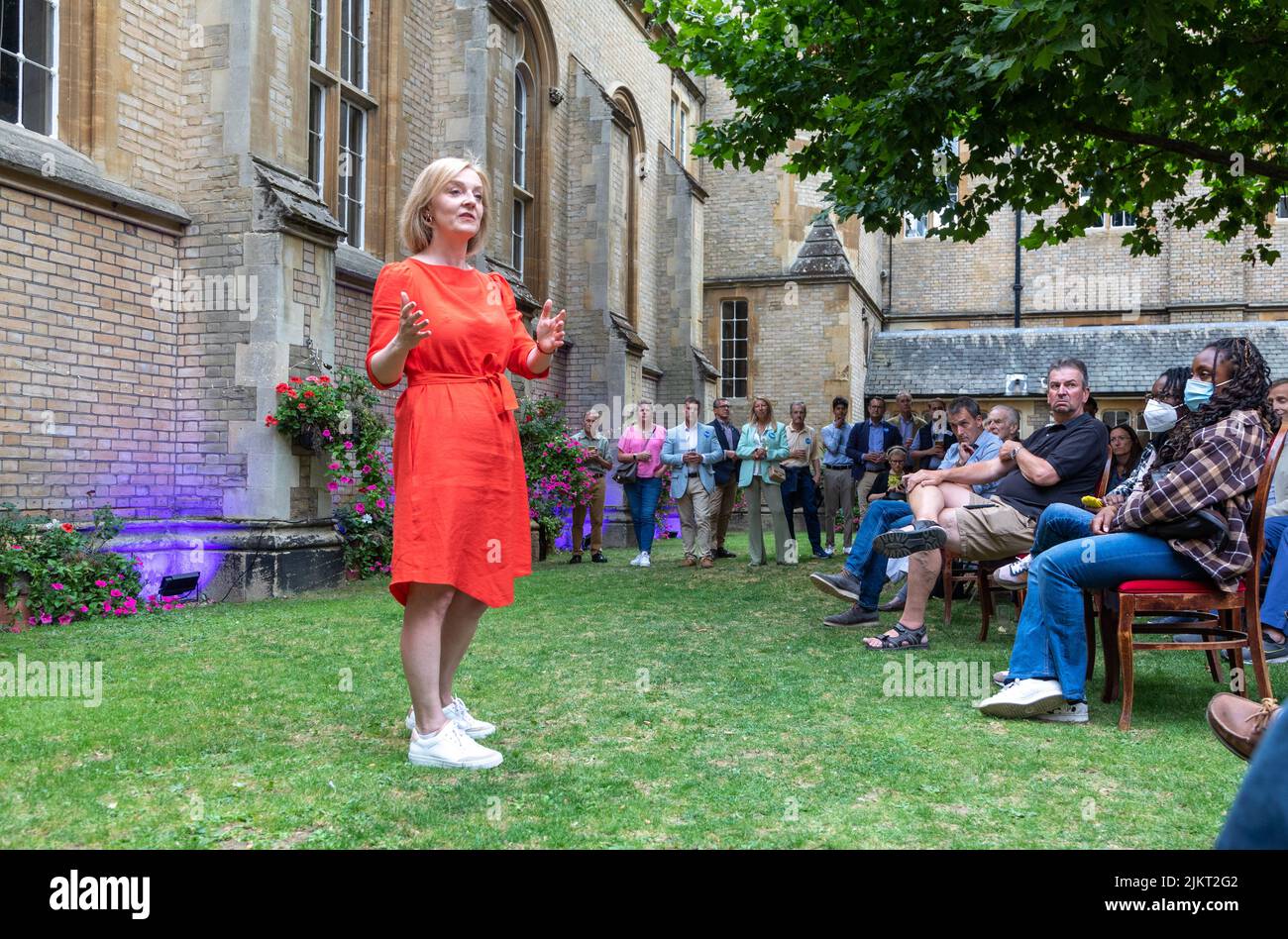 Liz Truss Speaking at the Hustings On the 28th Of July 2022 at The ...