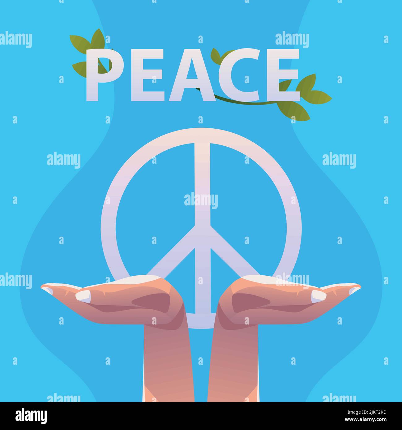 peace sign and hands Stock Vector Image & Art - Alamy