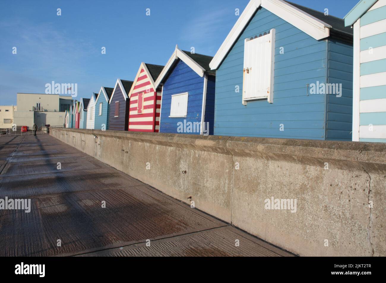 Colourful Beach Huts Stock Photo - Alamy