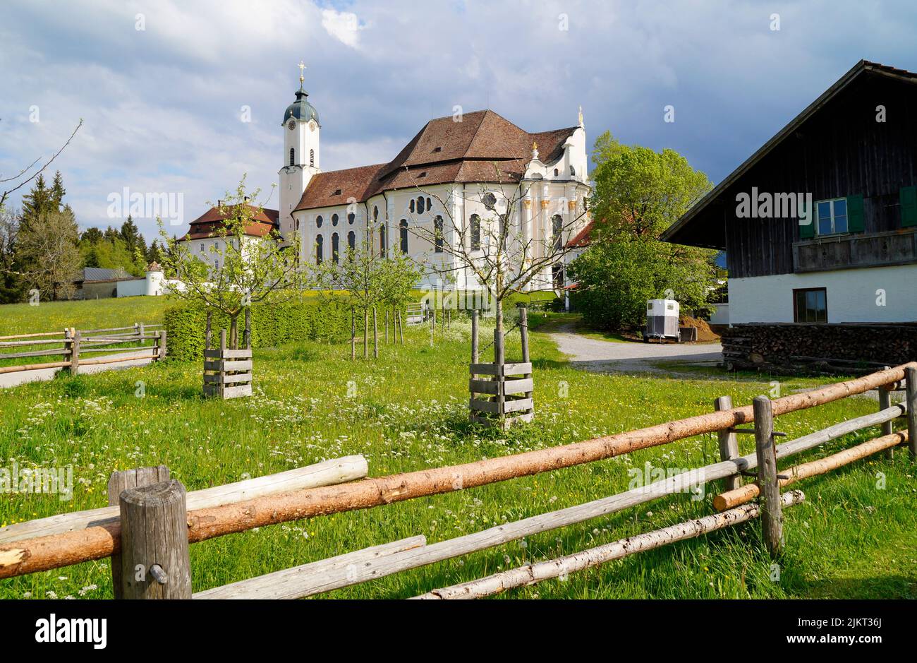 The Pilgrimage Church of Wies (German: Wieskirche) is an oval rococo ...