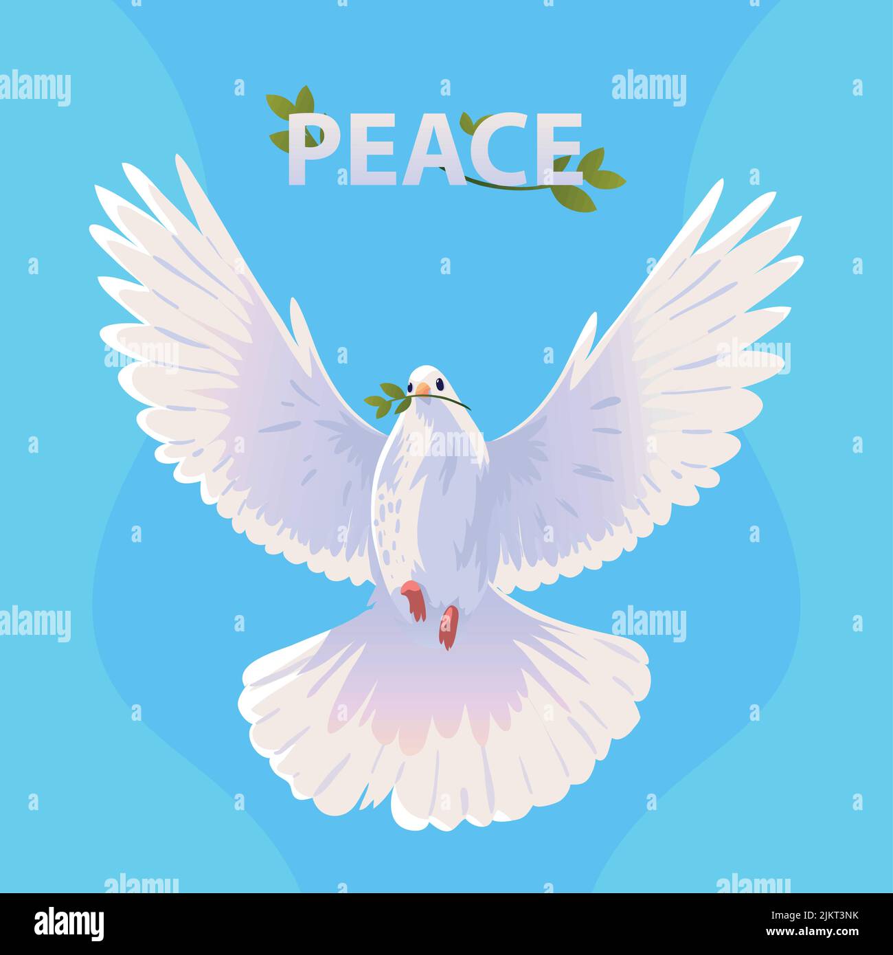 white dove peace Stock Vector Image & Art - Alamy