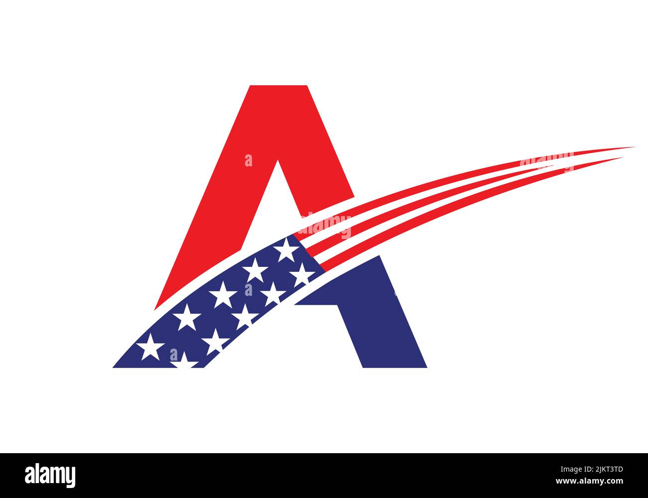 Initial Letter A American Logo for Business, Corporate and Company Sign ...