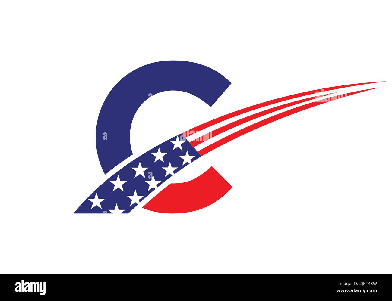 Initial Letter C American Logo for Business, Corporate and Company Sign ...