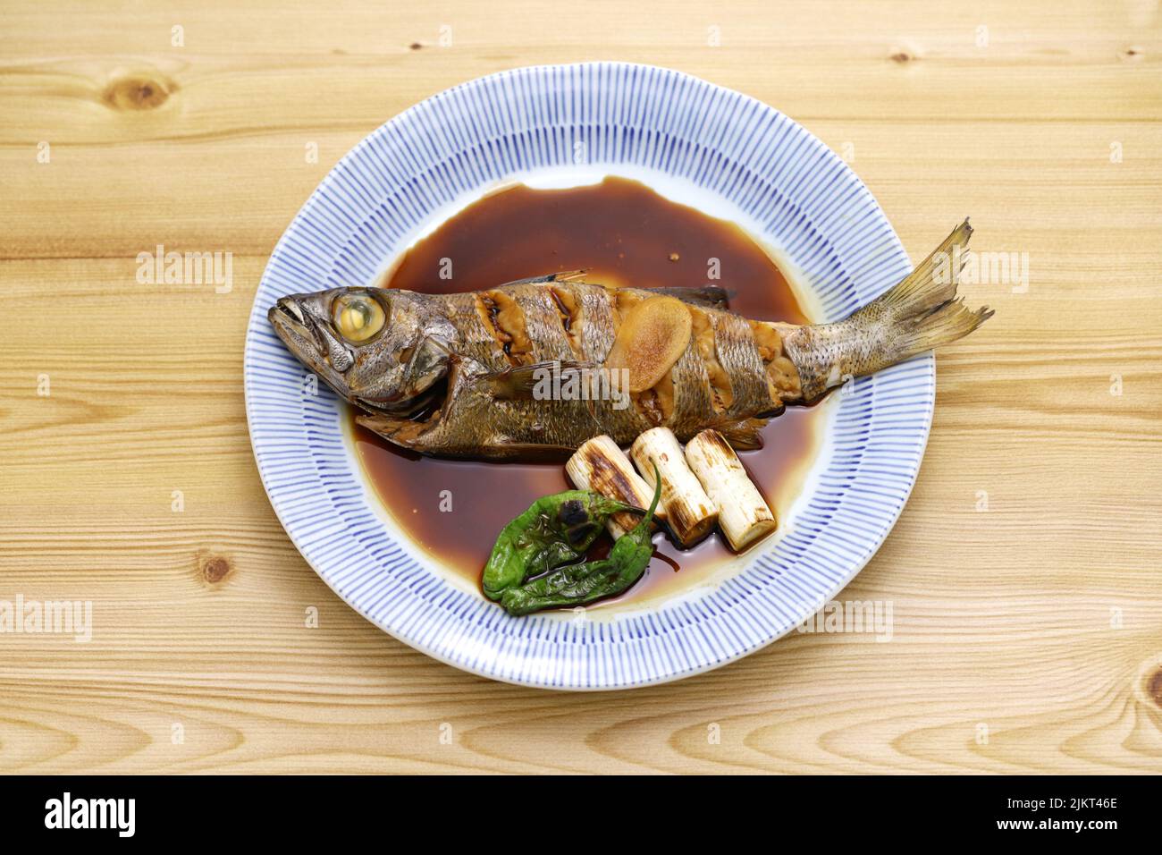 Kuromutsu no Nitsuke ( simmered Japanese bluefish ), Japanese cuisine ...