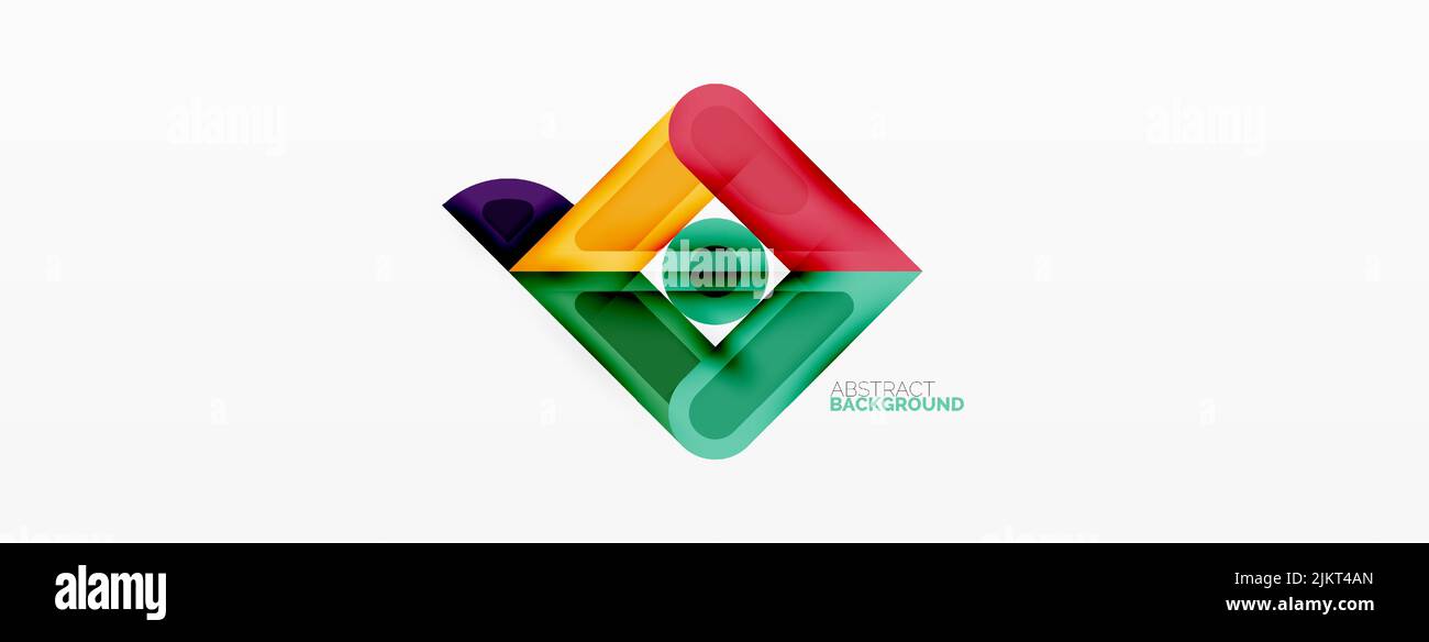 Square and circle minimal abstract background. Vector illustration for ... Square and circle minimal abstract background. Vector illustration for ...