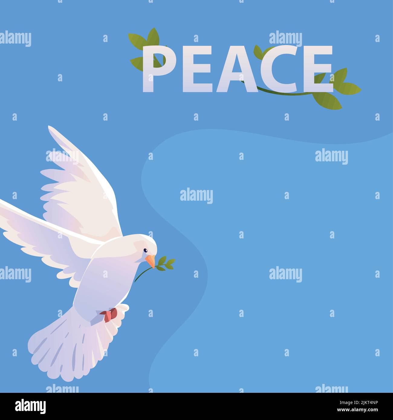 flying dove and peace Stock Vector Image & Art - Alamy