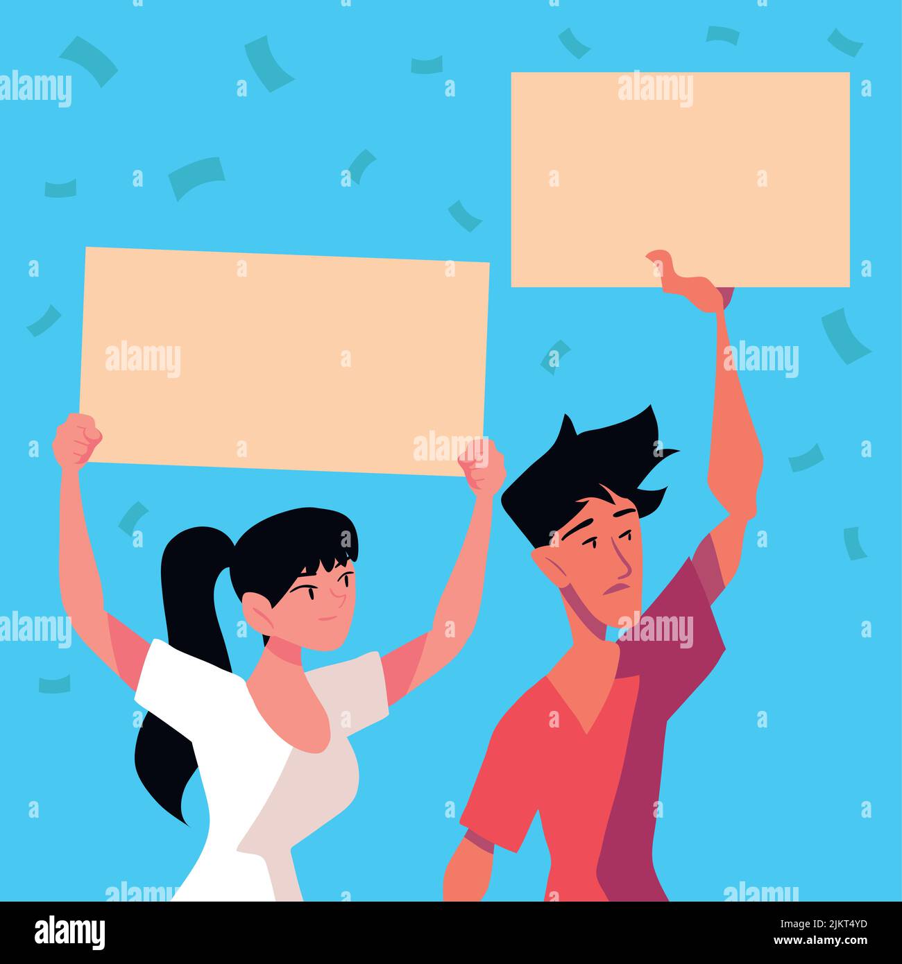 Couple voting Stock Vector Images - Alamy