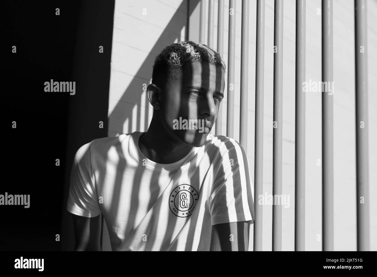 Striped appearance Black and White Stock Photos & Images - Alamy