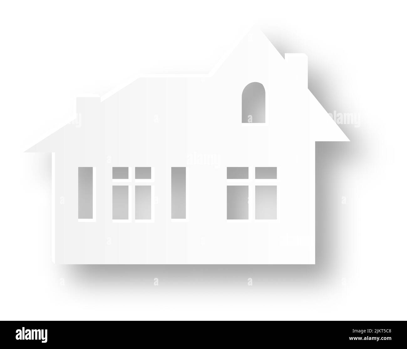 Architectural design for exterior of city house Cut Out Stock Images ...