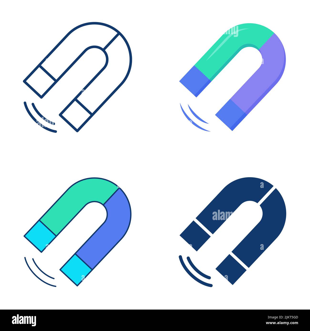 Magnet repel Stock Vector Images - Alamy