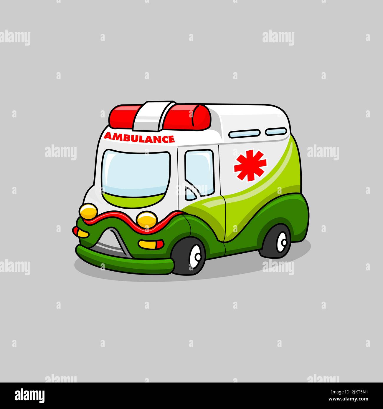 Cartoon ambulance hi-res stock photography and images - Alamy