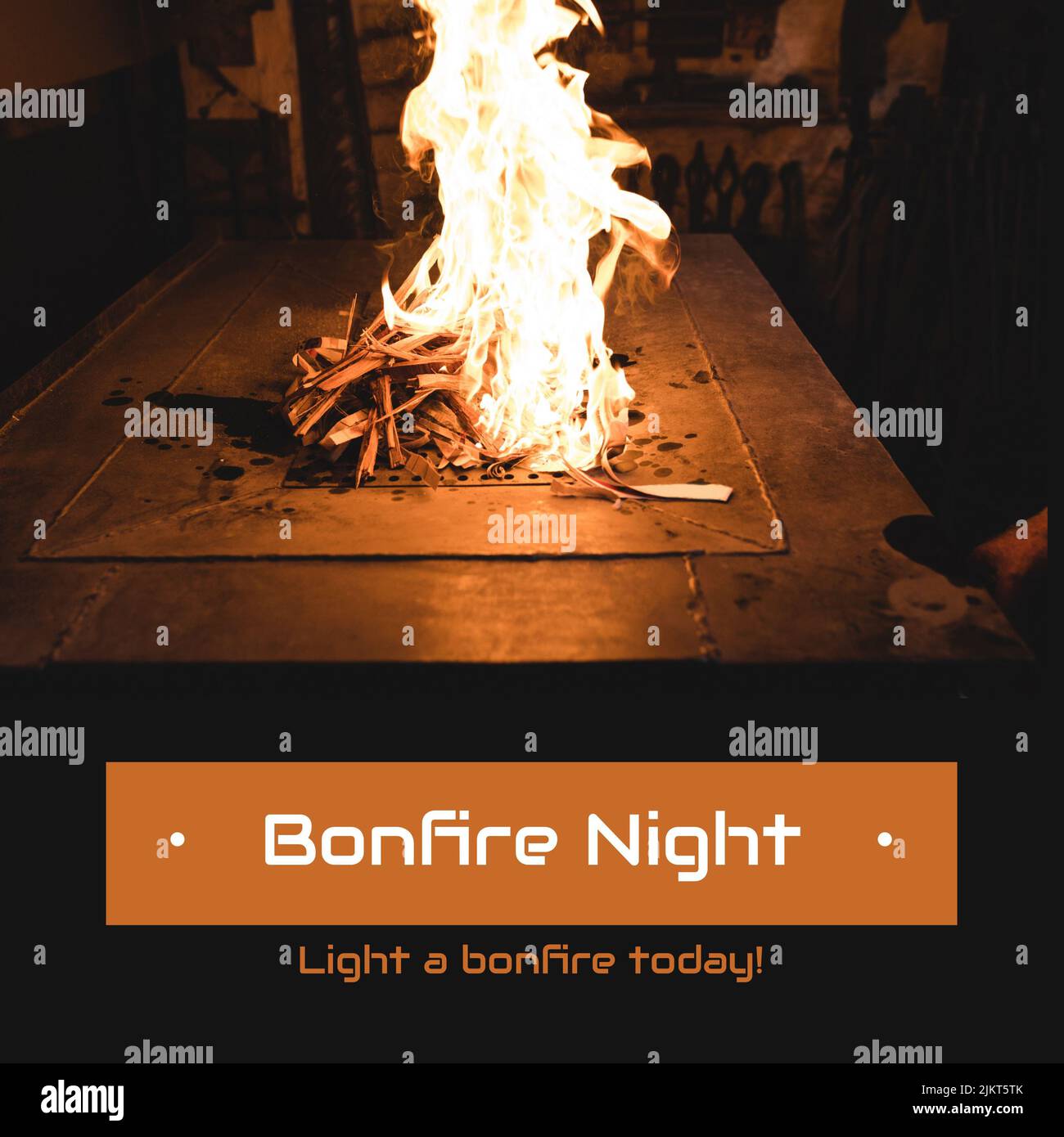 Fiery text animation hi-res stock photography and images - Alamy