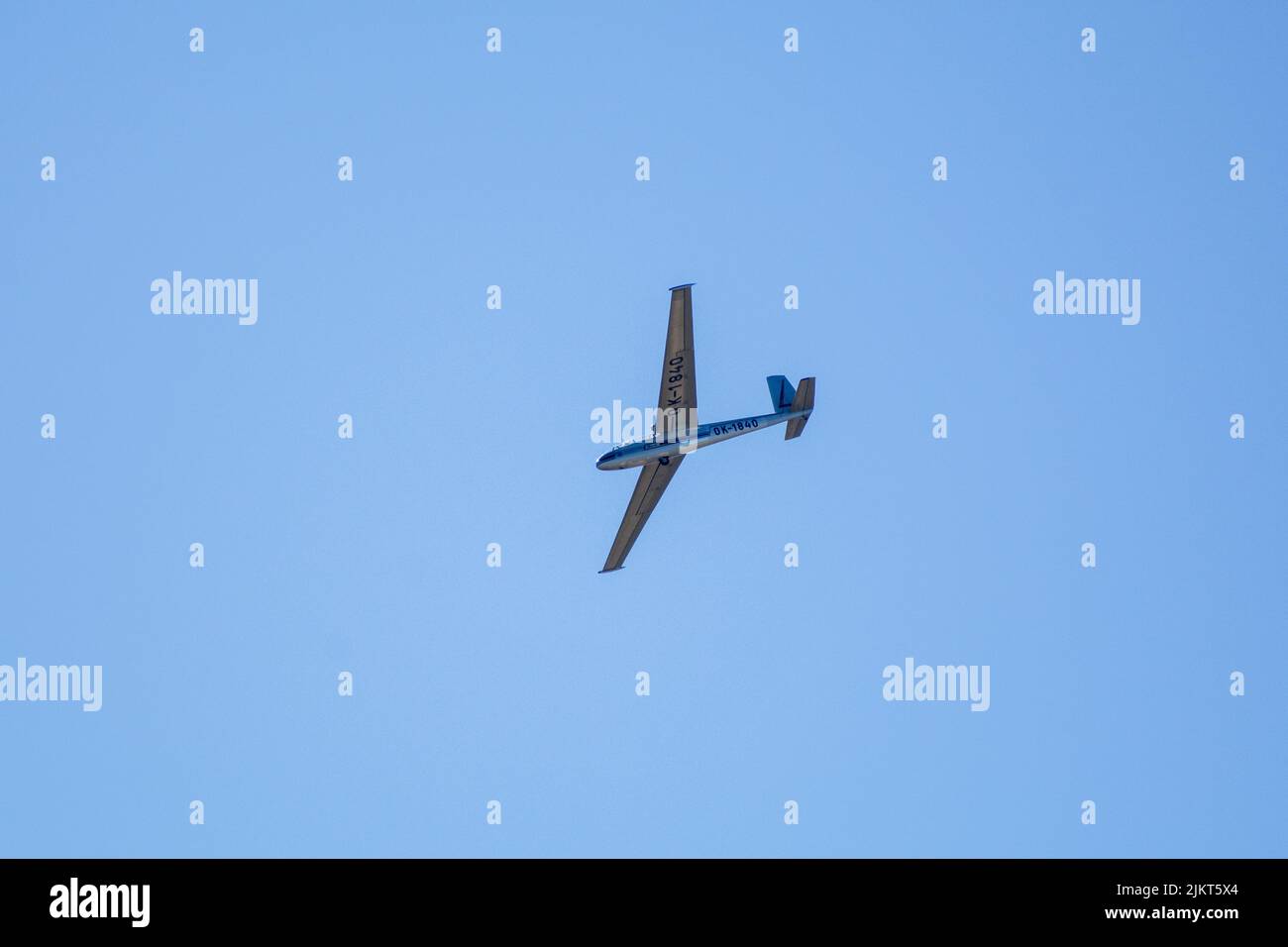 L-13AC Jet powered Blanik glider for dual aerobatic use Stock Photo - Alamy