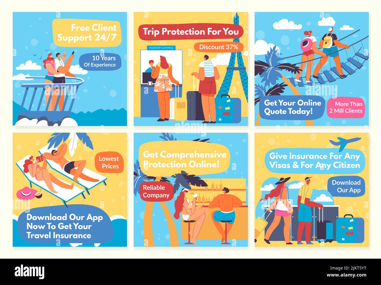 Insurance ad Stock Vector Images - Alamy