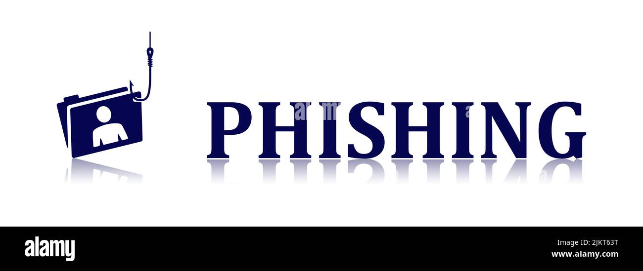 Illustration of a phishing concept Stock Photo - Alamy