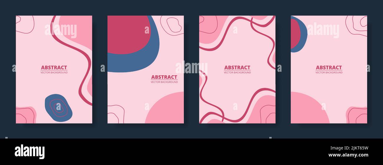 Set of creative covers in modern design style. Posters, brochures ...