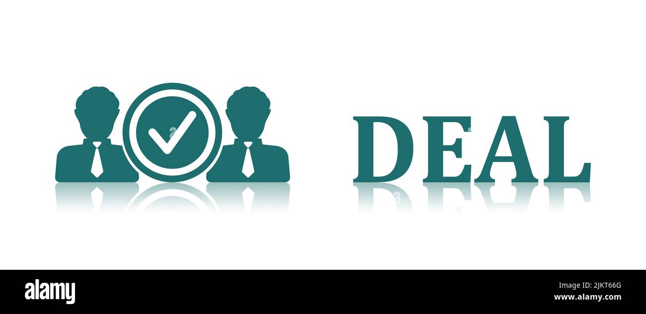 Illustration of a deal concept Stock Photo - Alamy