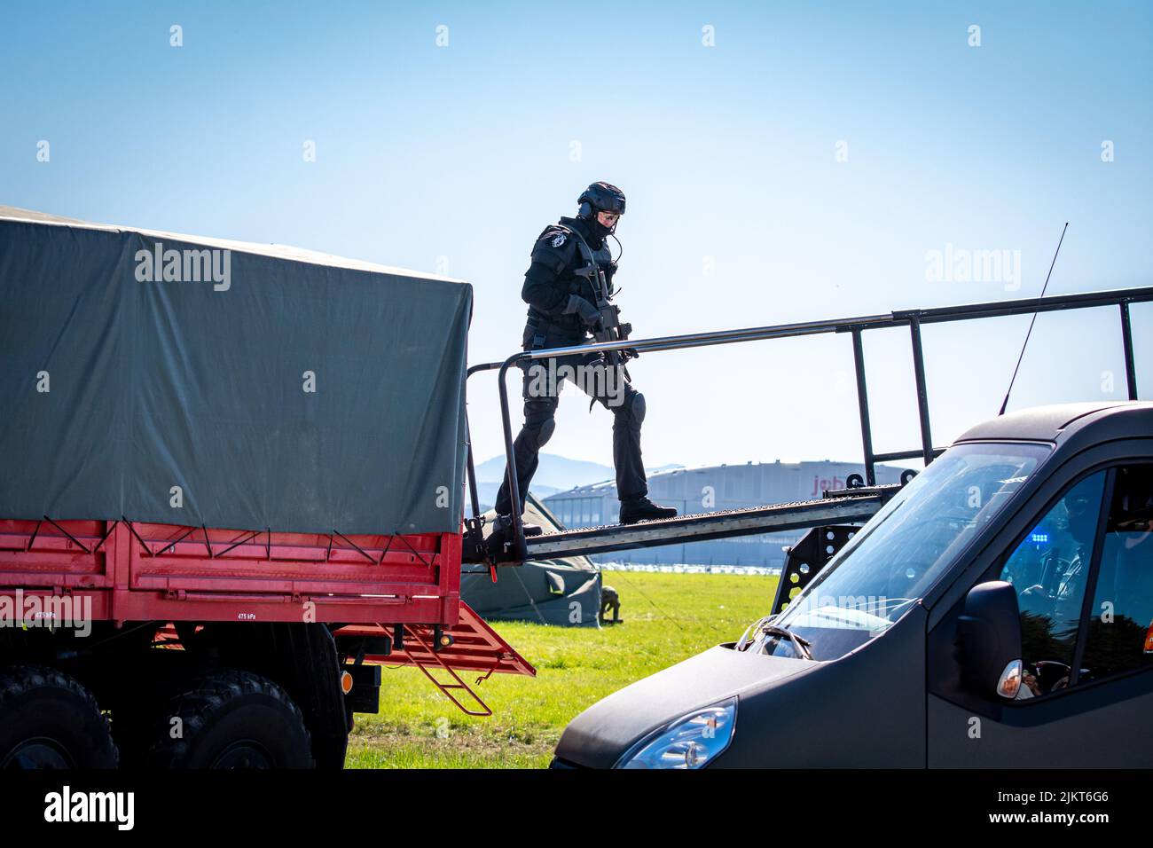 Armoured police vehicle hi-res stock photography and images - Alamy