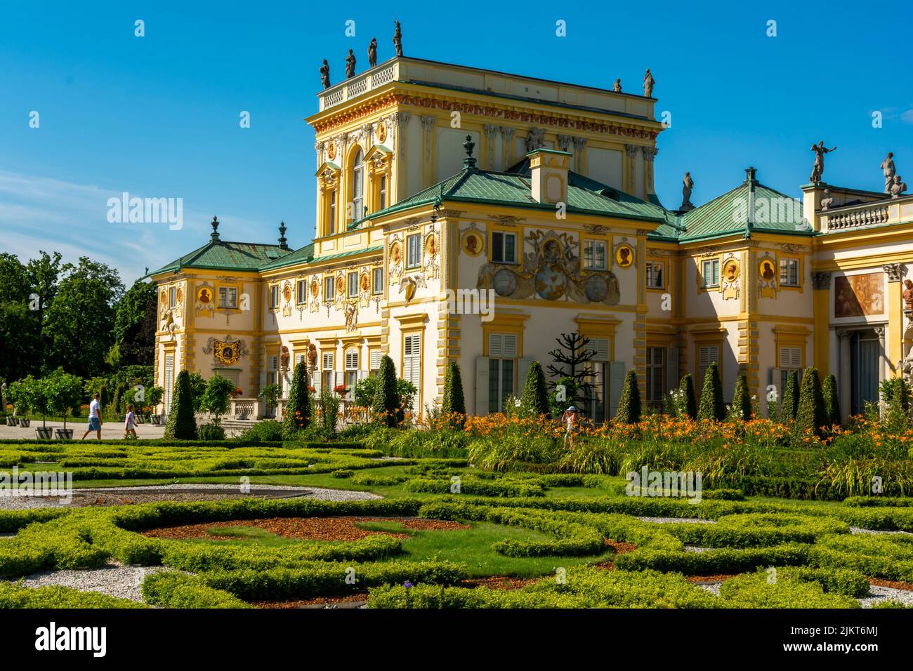 warszawa, mazowieckie / poland - July 3 2022: Wilanow Palace - a ...