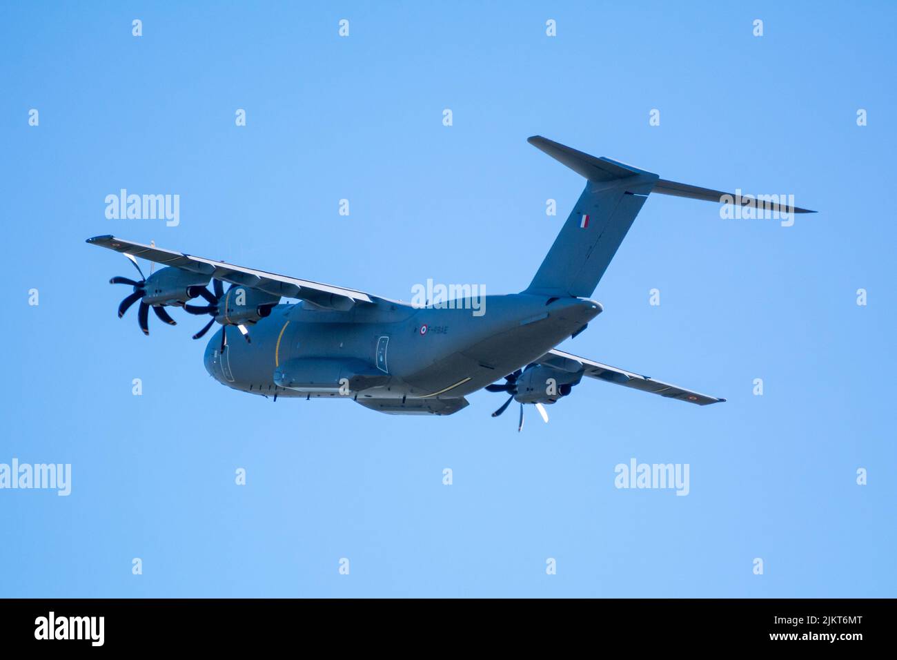 A400M Transport Cargo Military Plane Flying above Leoš Janáček Airport ...